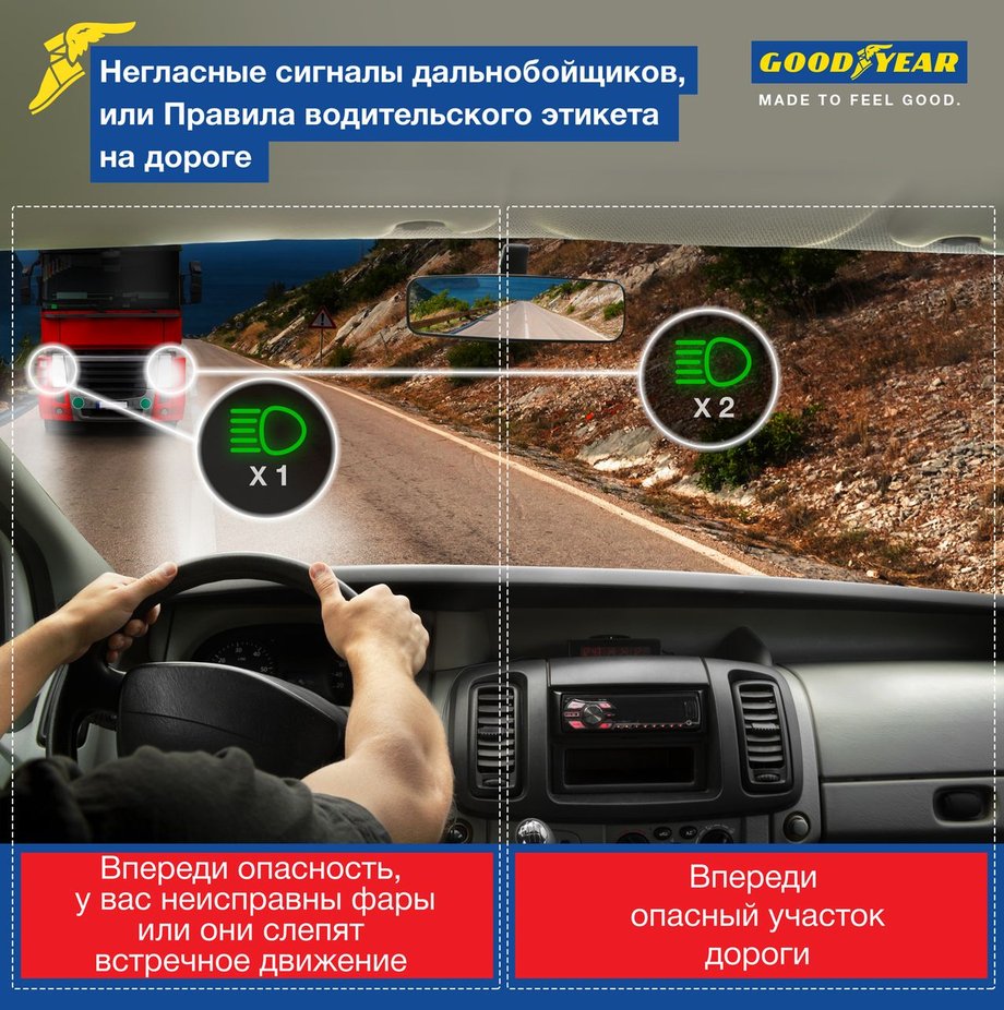AUTO.RIA – Негласные сигналы дальнобойщиков, или Правила водительского ...
