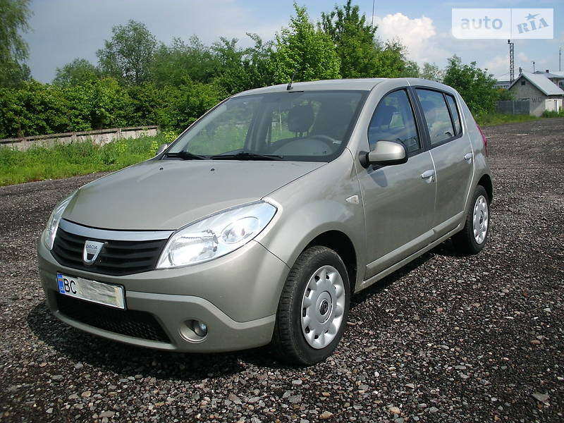AUTO.RIA – Продам Дачия Сандеро 2009 бензин 1.6 хэтчбек бу в Львове ...