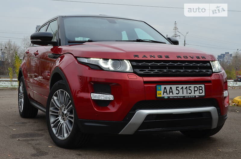 AUTO.RIA – Продам Ленд ровер Рендж Ровер Евок 2012 бензин 2.0 ...