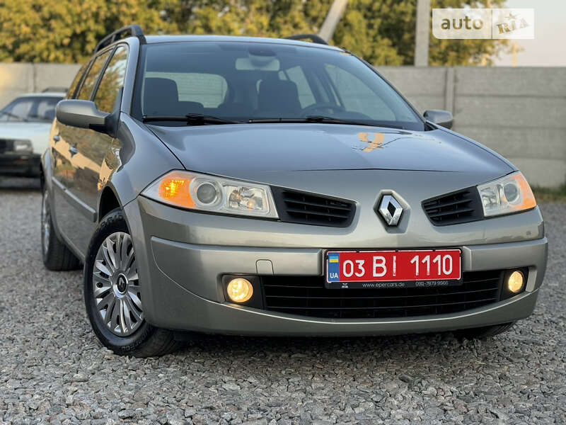 AUTO.RIA – Продам Рено Меган 2007 газ пропан-бутан / бензин 1.6 універсал бу у Лубнах, ціна 5650