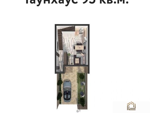 DIM.RIA – Продам таунхаус в районі Таїрова (Одеса), вулиця Центральна (Люстдорф), 3x поверховий ...