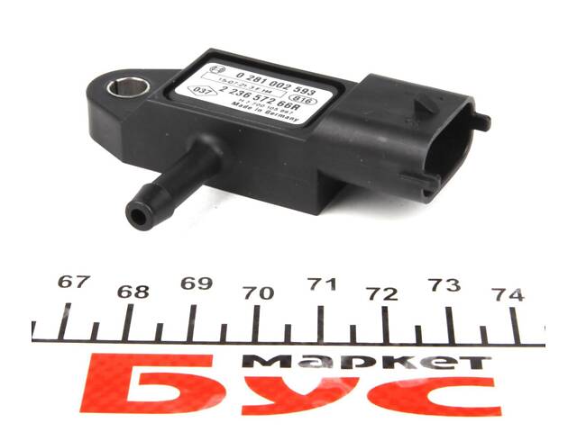 0281002593 BOSCH 0 281 002 593 Датчик тиску наддува Renault Kangoo 1 ...