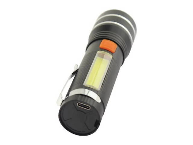 Фонарь Quantum Helper 10W LED zoom +COB з USB (QM-FL1032) (222365999) - RIA