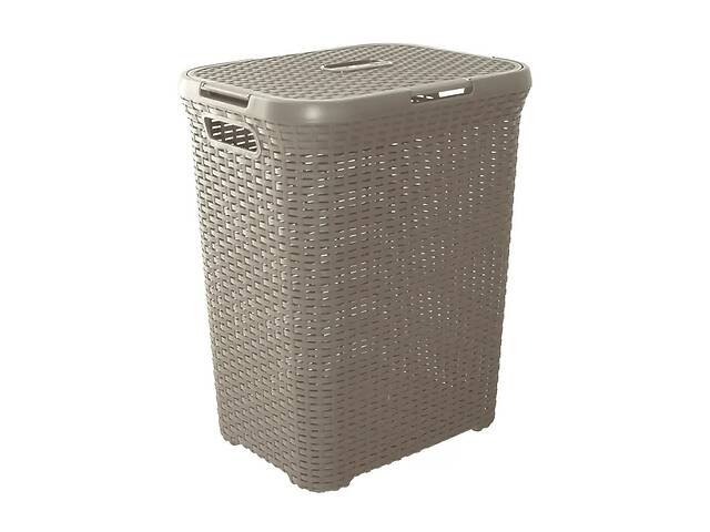 Корзина для белья 50 л 55*43*32 см 'Ротанг' Алеана 122098 какао ...
