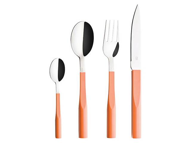 Набор столовых приборов Degrenne Paris L'Econome by Starck Оранжевый ...