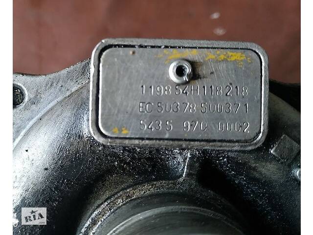 54359700002 Б/У Турбина с гарнатией на Renault Kangoo 1.5 DCi: Турбіна ...