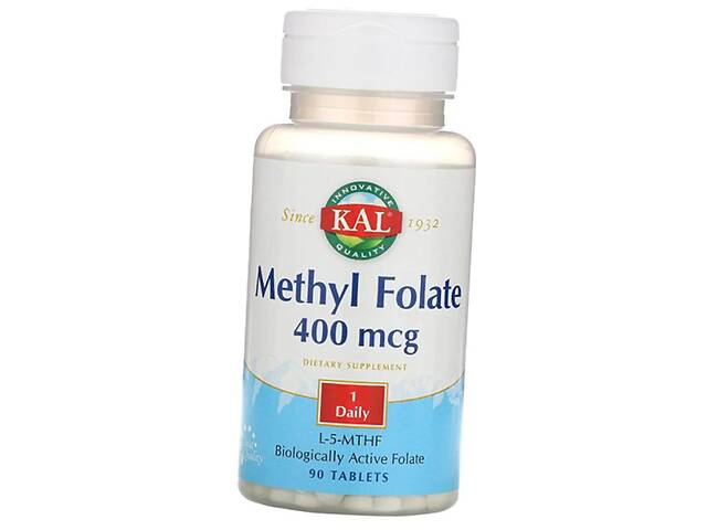 Метилфолат Methyl Folate 400 KAL 90 таб (36424024) - Аптечки на RIA.com