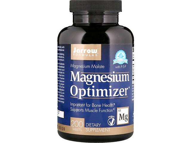 Микроэлемент Магний Jarrow Formulas Magnesium Optimizer 200 Tabs ...