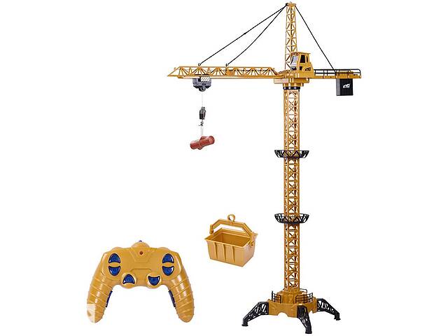 Подъемный кран на радиоуправлении A1 аккумуляторы + батарейки высота ...
