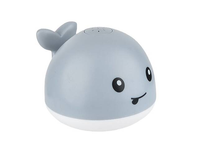 Игрушка для ванной RIAS Whales in the Bathtub Кит с фонтаном Grey ...