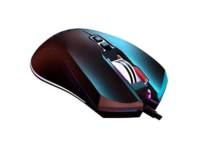 Компьютерная проводная мышь XPRO M3 RGB 3200 DPI с подсветкой black ...