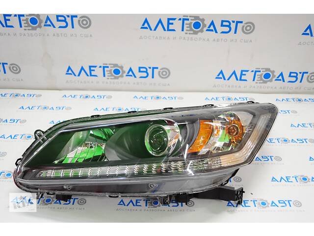 Фара передняя левая голая Honda Accord 13-15 usa галоген новый OEM ...