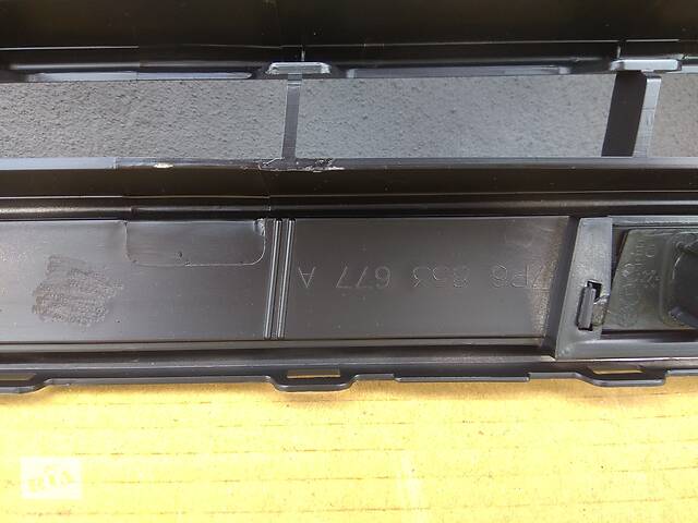 Решетка бампера переднего с хромом под партроник // решотка ришотка ...