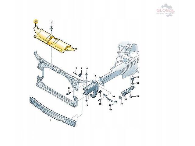 ОРИГІНАЛЬНА NAKŁADKA OSŁONA ТЕЛЕВІЗОРА PRZÓD AUDI A6 C7: Панель передня ...
