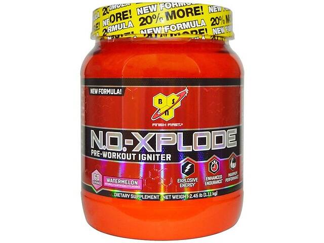 Комплекс до тренировки BSN N.O.-Xplode Pre-Workout Igniter 1100 g /60 servings/ Watermelon ...