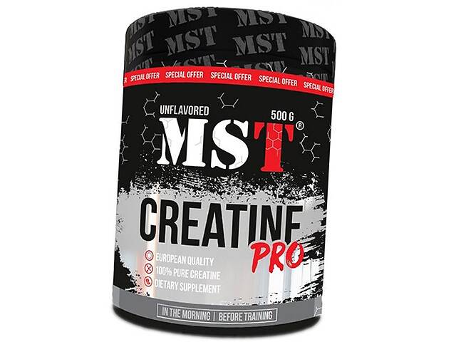 Креатин Моногидрат Creatine Pro MST 500г Без вкуса (31288002) - Креатин ...