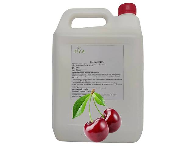 Сироп Eva Вишневый 5 л / 6,5 кг - Сладкая вода в Киеве на RIA.com