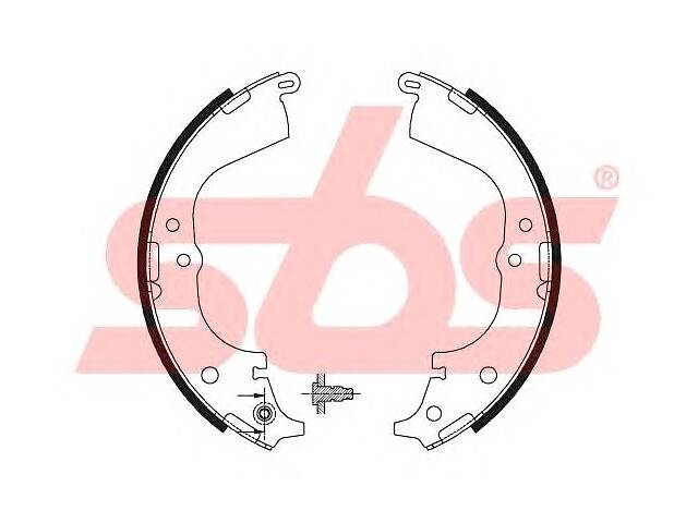 Тормозные колодки барабанные для моделей:TOYOTA (HIACE,HILUX,HIACE ...