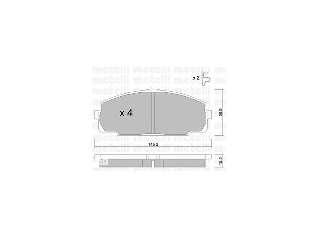 Тормозные колодки для моделей:TOYOTA (HIACE,HIACE,HIACE,HIACE,DYNA ...