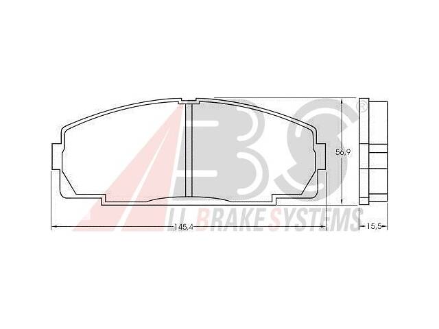 Тормозные колодки для моделей:TOYOTA (HIACE,HIACE,HIACE,HIACE,HIACE ...