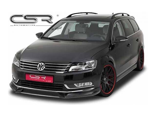 Накладка передня Volkswagen Passat B7 (CSR-FA156): Накладка бампера в ...