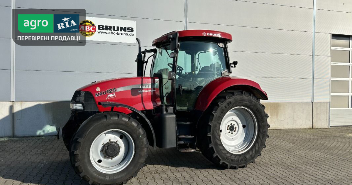 Купити Трактор Case IH MXU 125 2007. Б/в. Ціна 35 652 $, Звенигородка ...