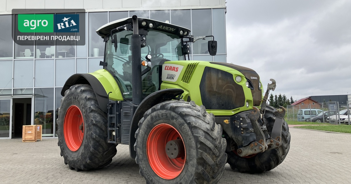 Купить Трактор Claas Axion 850 2016. Б/у. Цена 148 342 $, Харьков ...