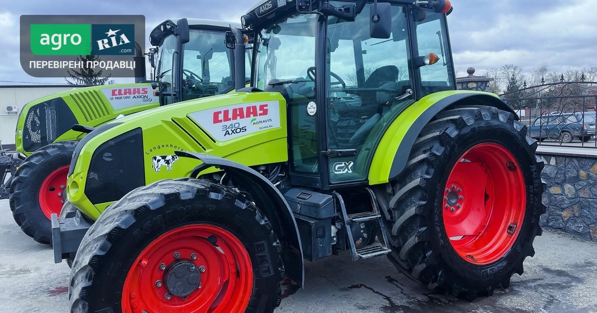 Купити Трактор Claas Axos 340 2014. Б/в. Ціна 41 587 $, Теплик ...