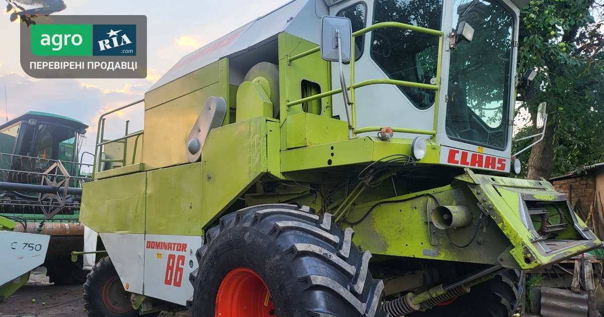 Купити Комбайн Claas Dominator 86 1997. Б/в. Ціна 36 850 $, Луцьк ...