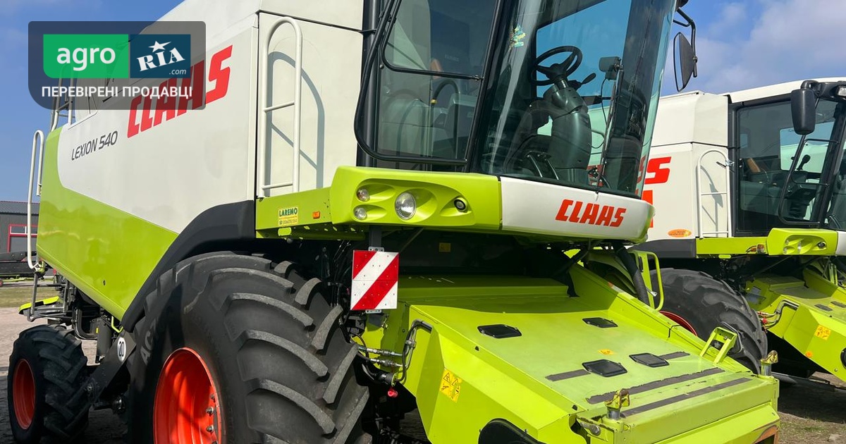 Купити Комбайн Claas Lexion 540 2006. Б/в. Ціна 110 657 $, Біла Церква ...