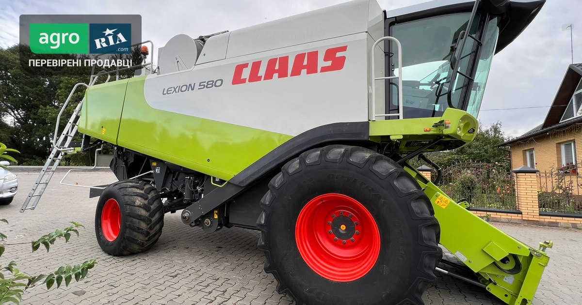 Купити Комбайн Claas Lexion 580 2004. Б/в. Ціна 139 973 $, Луцьк ...