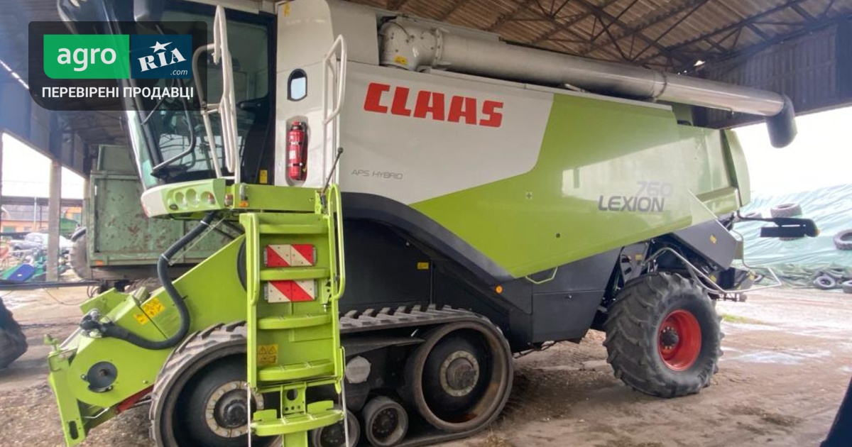 Купити Комбайн Claas Lexion 760 Terra Trac 2011. Б/в. Ціна 210 312 ...