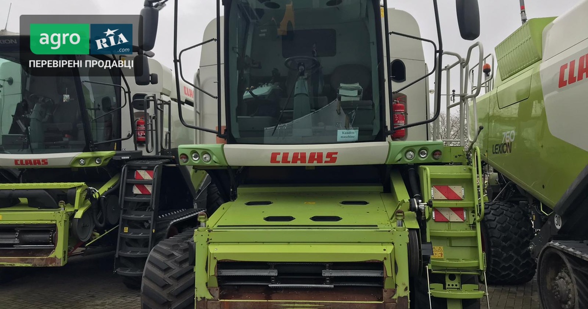 Купити Комбайн Claas Lexion 760 Terra Trac 2012. Б/в. Ціна 208 662 ...