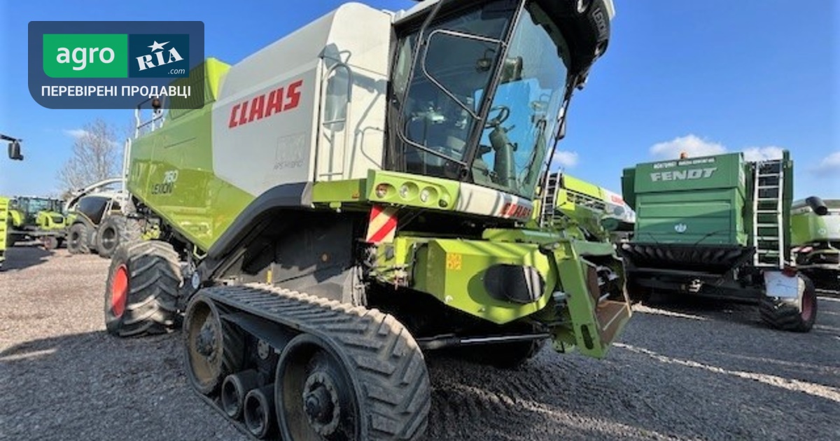 Купити Комбайн Claas Lexion 760 Terra Trac 2011. Б/в. Ціна 204 492 ...