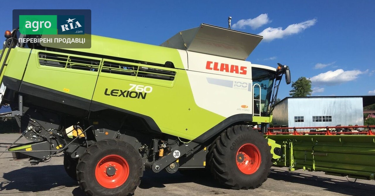 Купити Комбайн Claas Lexion 760 2014. Б/в. Ціна 208 797 $, Володарка ...