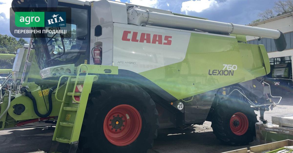 Купить Комбайн Claas Lexion 760 2012. Б/у. Цена 219 202 $, Володарка ...