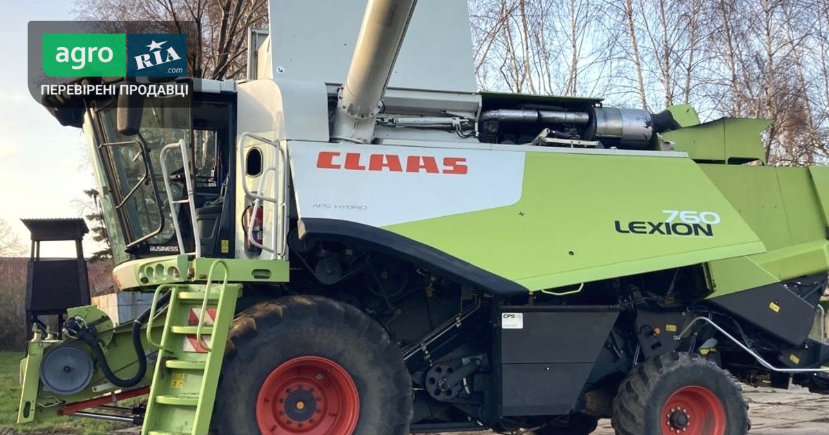 Купити Комбайн Claas Lexion 760 2011. Б/в. Ціна 183 622 $, Бершадь ...