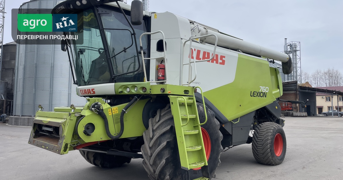 Купити Комбайн Claas Lexion 760 2011. Б/в. Ціна 139 151 $, Вінниця ...