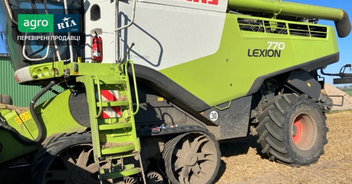 Купити Комбайн Claas Lexion 770 TT 2016. Б/в. Ціна 310 441 $, Тернопіль ...