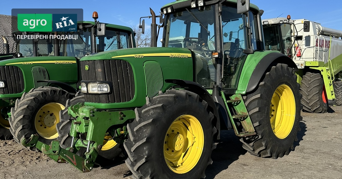 Купити Трактор John Deere 6820 2002. Б/в. Ціна 51 521 $, Золочів ...