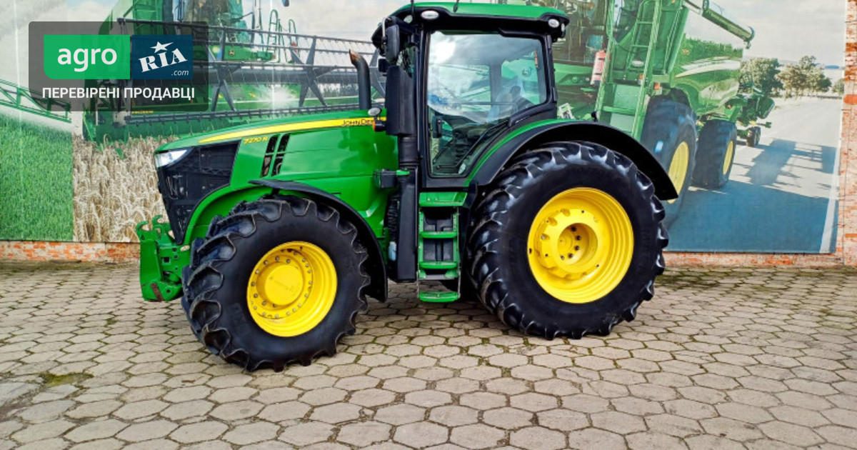 Купити Трактор John Deere 7270R 2015. Б/в. Ціна 110 660 $, Звенигородка ...