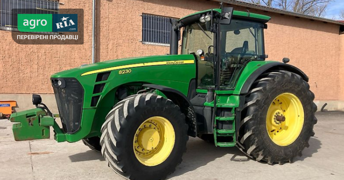 Купити Трактор John Deere 8230 2007. Б/в. Ціна 69 996 $, Звенигородка ...