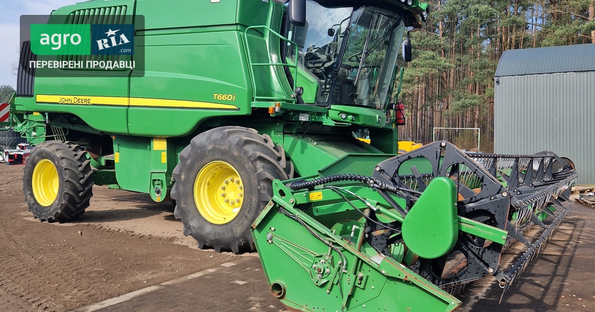 Купити Комбайн John Deere T 660i 2013. Б/в. Ціна 105 982 $, Сарни ...