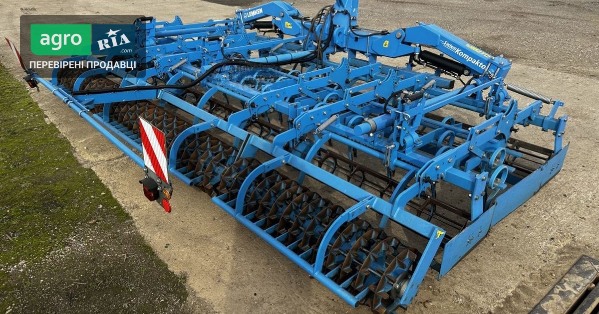 Купити Культиватор Lemken Kompaktor . Б/в. Ціна 27 346 $, Звенигородка ...
