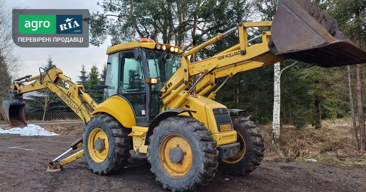 Купити Екскаватор New Holland LB 115 2002. Б/в. Ціна 23 297 $, Звенигородка, Черкаська область ...