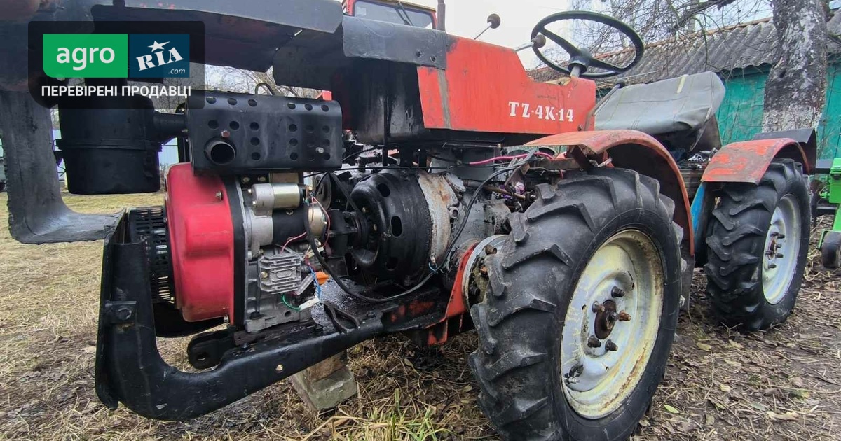 Купити Мінітрактор ТЗ 4k-14 1990. Б/в. Ціна 1 900 $, Новоград-Волинський, Житомирська область на ...