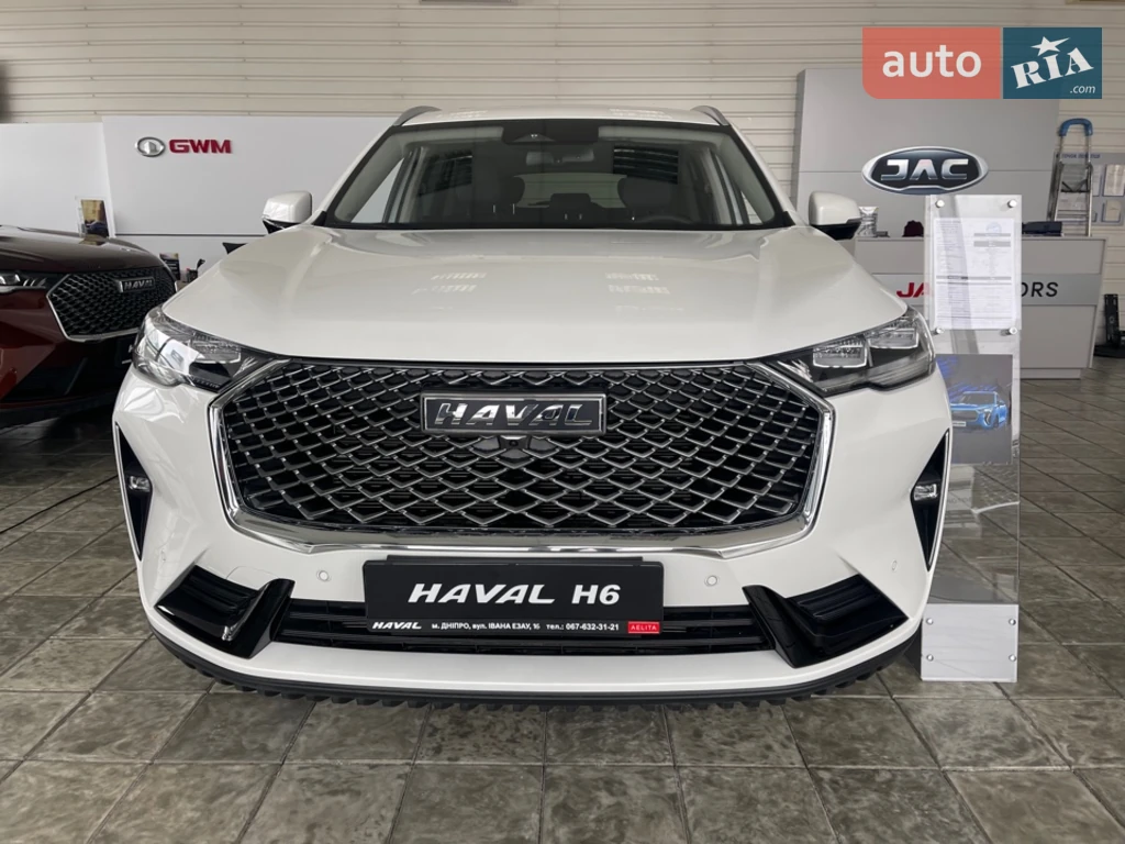 AUTO.RIA – Нове авто Хавал Х6 (Haval H6), 2.0i 7DCT (204 к.с.) 4WD Top 2022 р.в., crystal black ...