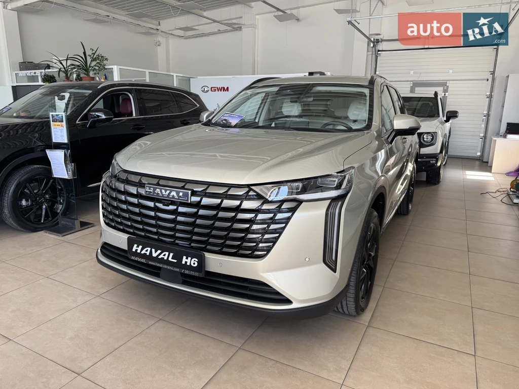 AUTO.RIA – Нове авто Хавал Х6 (Haval H6), 2.0T 9DCT (231 к.с.) 4WD Deluxe 2025 р.в., чорний ...