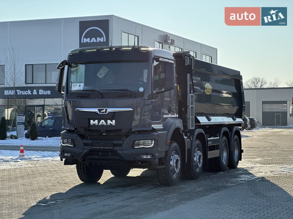 AUTO.RIA – Нове авто МАН ТГС (MAN TGS), 41.440 8х4 BB 2026 р.в., сірий ...