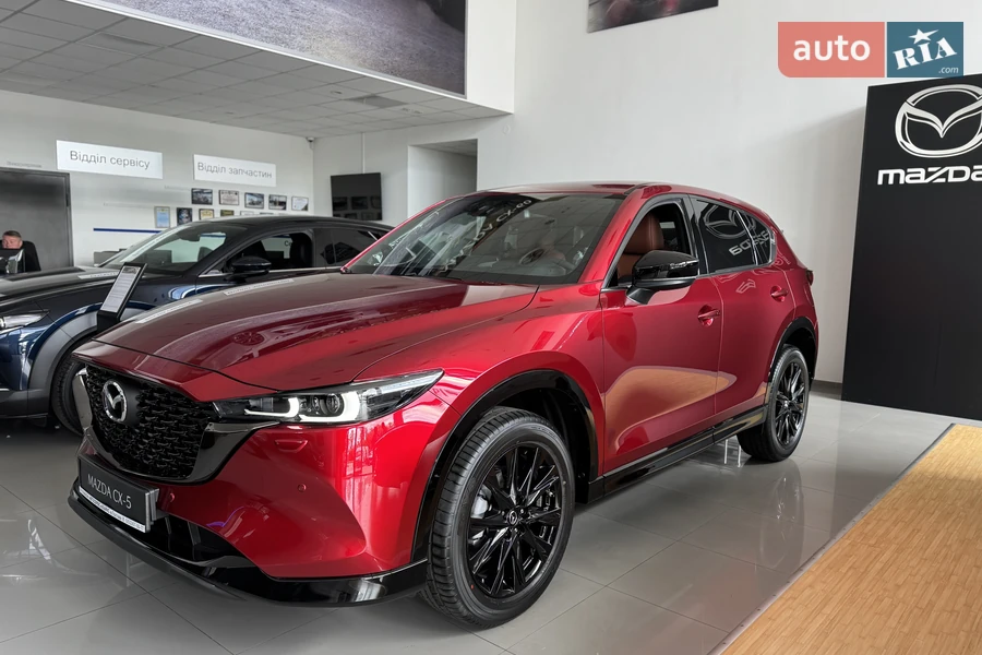 Купити нове авто Mazda CX-5 Sport Black 2025, Soul Red Crystal (46V ...
